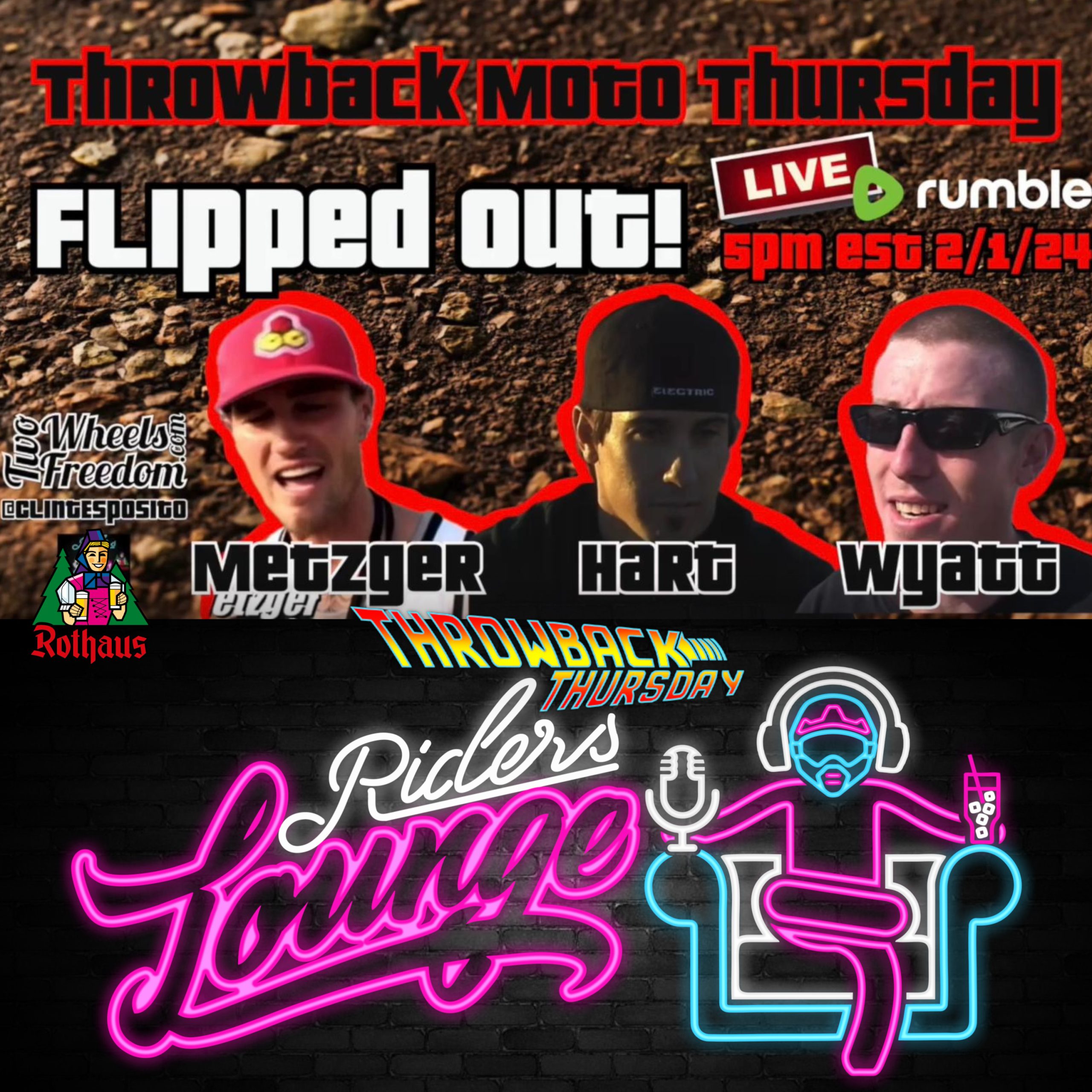 Backflips from Rare DVD 'Flipped Out' with Carey Hart, Caleb Wyatt and Mike Metzger and the ...